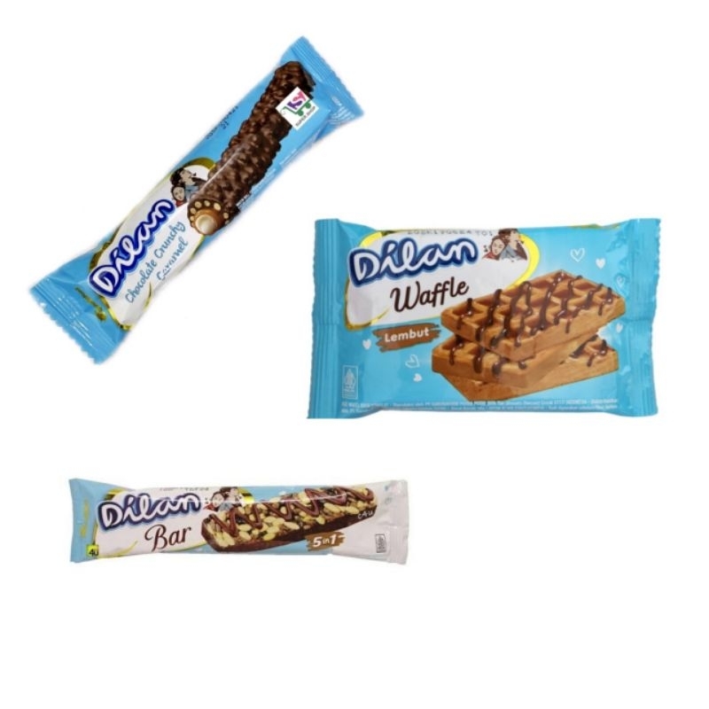 Jual Dilan Coklat Chrunchy Caramel Bar Waffle ( harga per pcs ...