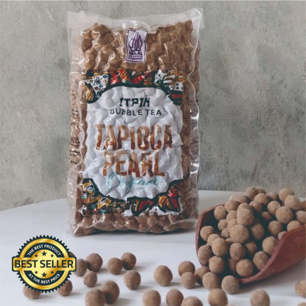 Jual Bubble Tapioka Hitam Premium / Black Tapioca Pearl / Boba Itpin ...