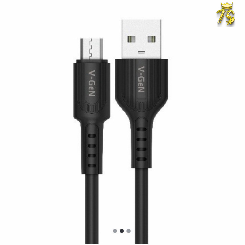 Jual Kabel Data Micro USB Bulat V-GeN VCB-21 3A 100cm Fast Charging ...