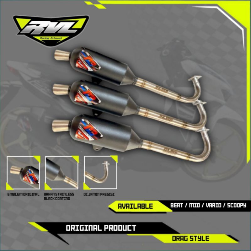 Jual knalpot kondoman beat / Mio / Vario / Scoopy (Drag/Road Race ...
