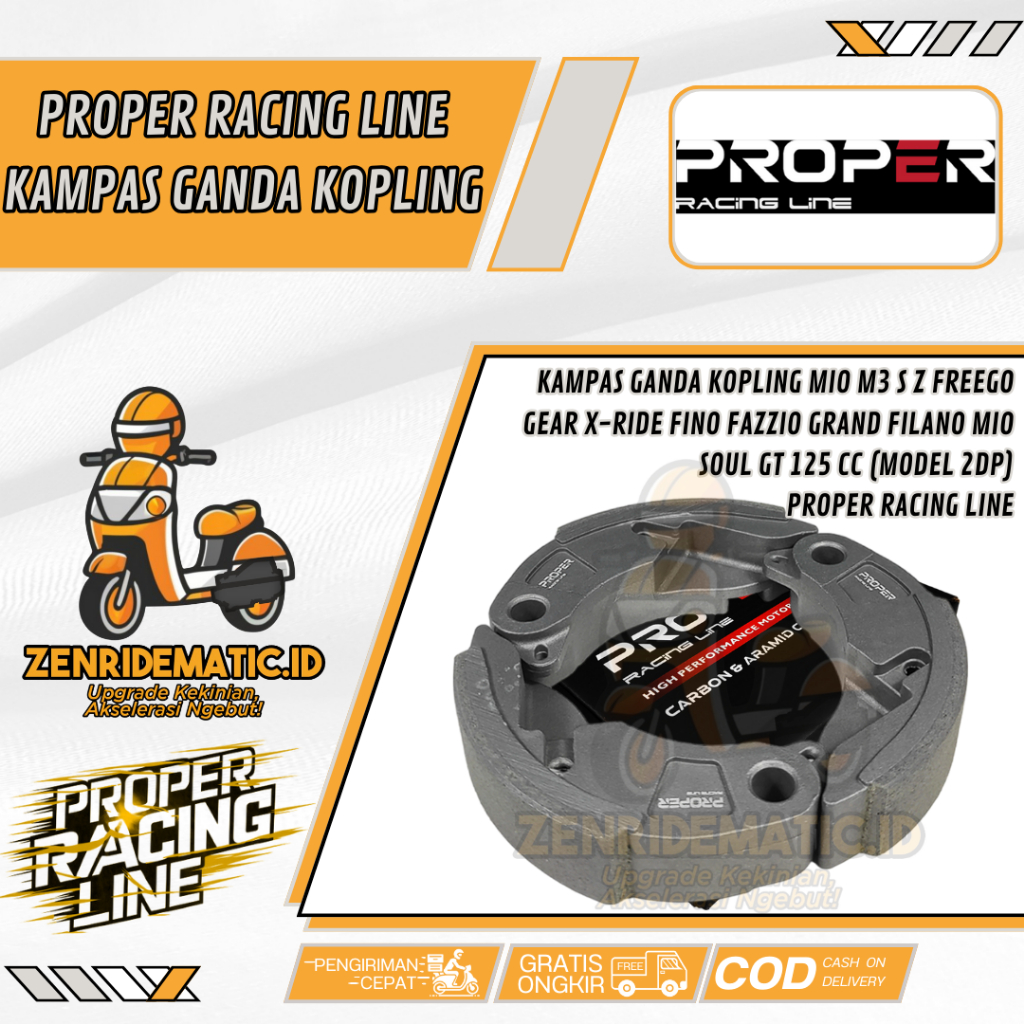 Jual Kampas Ganda Kopling Yamaha Mio M3 S Z Soul GT Fazzio Grand Filano ...