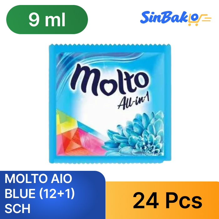 Jual MOLTO AIO BLUE (12+1) SCH 9ML (24 Pcs) | Shopee Indonesia
