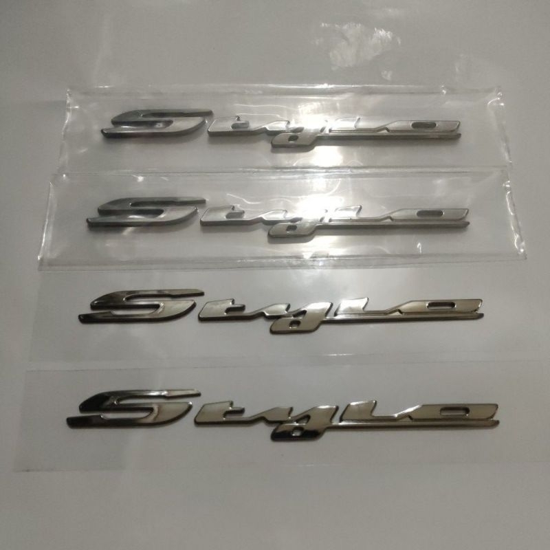 Jual Emblem Stylo 160 Original ( 2 Pcs Kiri Kanan) | Shopee Indonesia