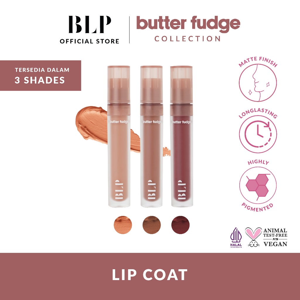 Jual BLP - Lip Coat - 5gr - Lip Cream - Butter Fudge Collection ...