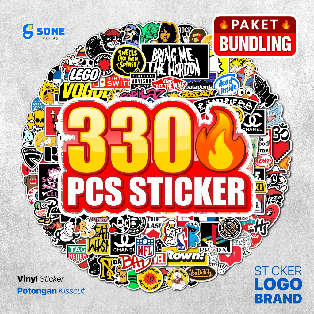 Jual Stiker Pack Hypebeast Aesthethic Vinyl Waterproof Dekorasi Koper ...