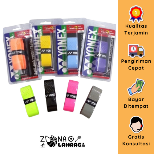 Jual Grip Raket Badminton YONEX MICA AEROTEC MOTIF LUBANG BINTIK ...