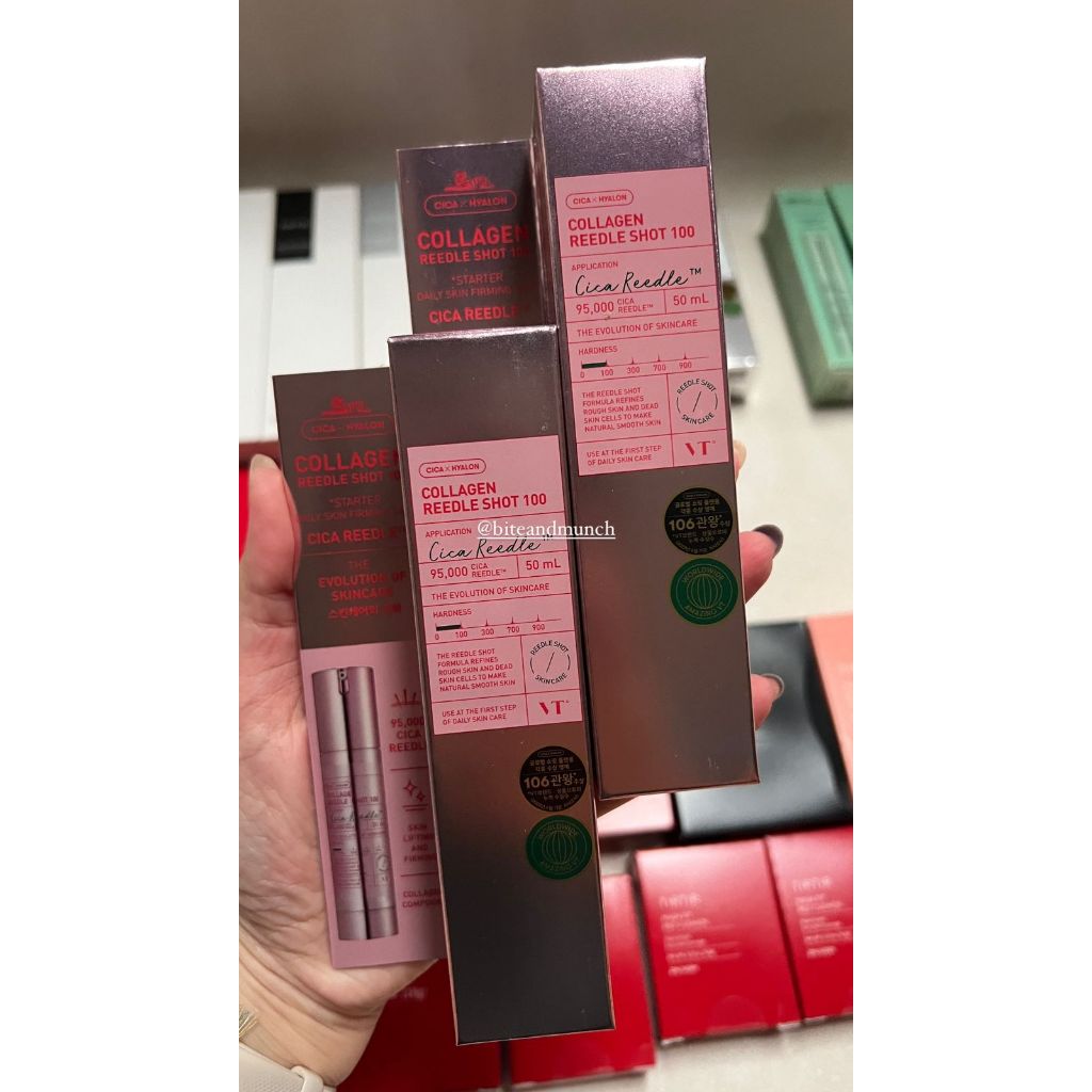 Jual VT COSMETICS REEDLE SHOT 100 300 700 COLLAGEN PROCICA RETIA ORI ...