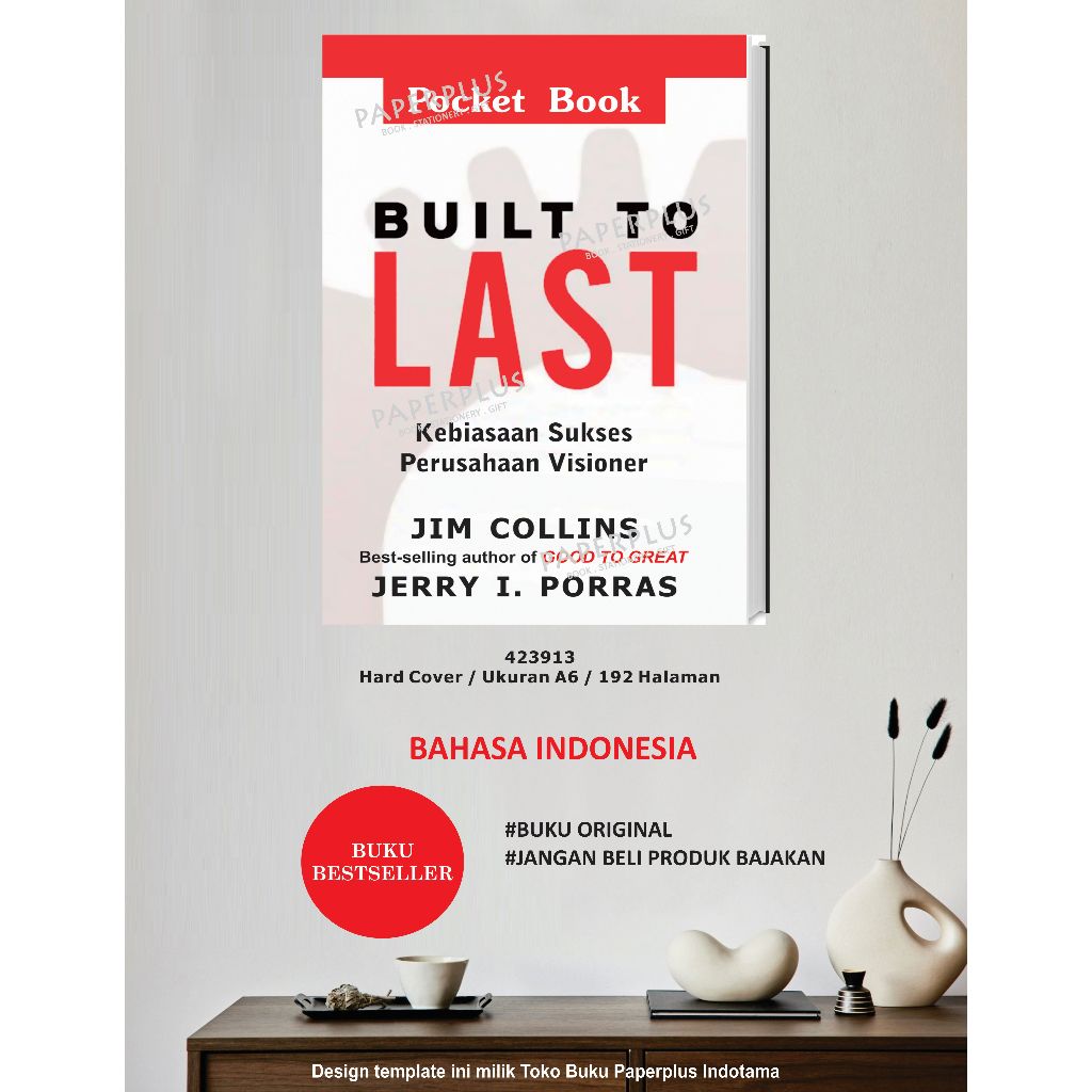 Jual Build To Last by Jim Collins & Jerry I. Porras / Resensi Buku Inspirasi / HC / Pengembangan ...