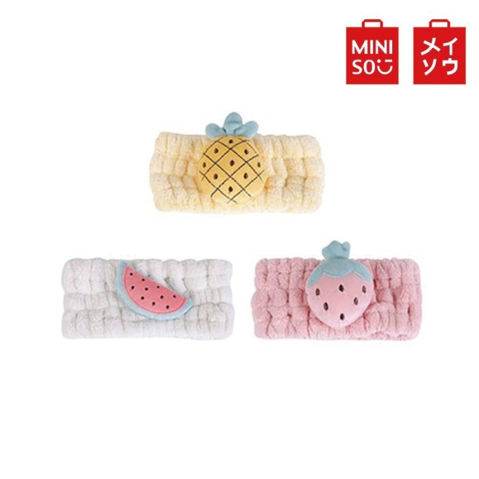 Jual Miniso Ikat kepala buah Hair Band Ikat Rambut Karakter Buah-buahan ...