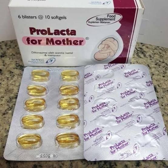 Jual Prolacta DHA For Mother (10 softcaps/ strip ) (60 softcaps/box ...