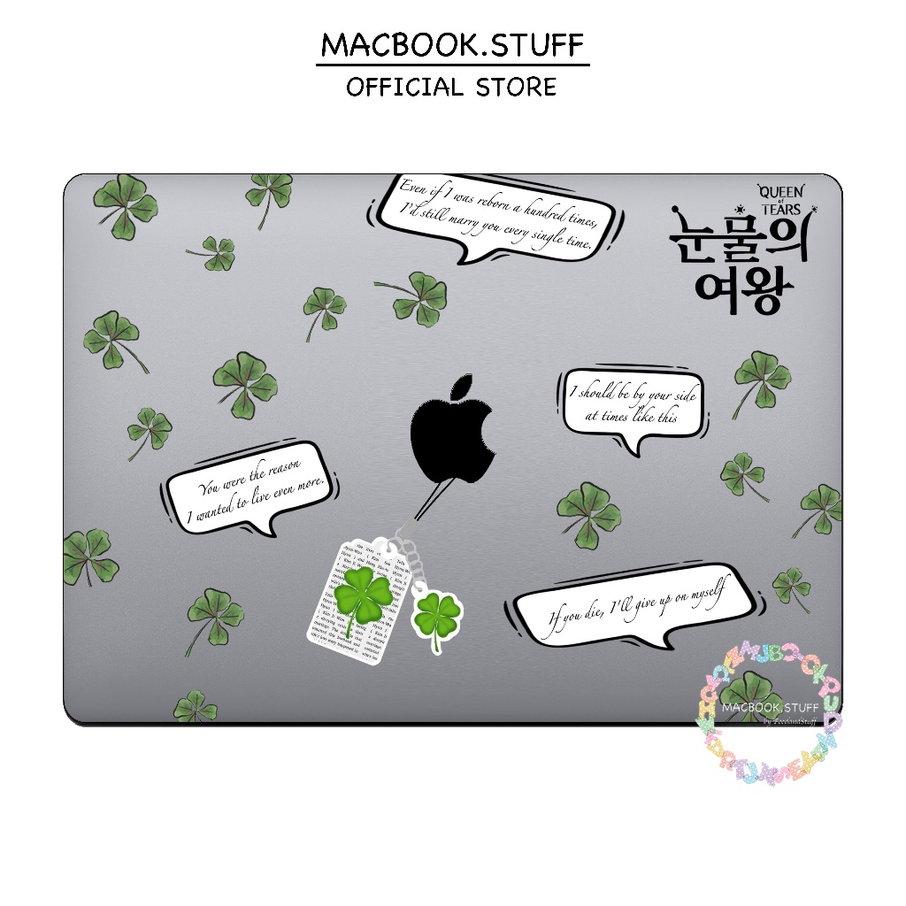 Jual CUSTOM QUEEN OF TEARS QOT CLOVER KEYCHAIN GANTUNGAN KUNCI KOREAN ...