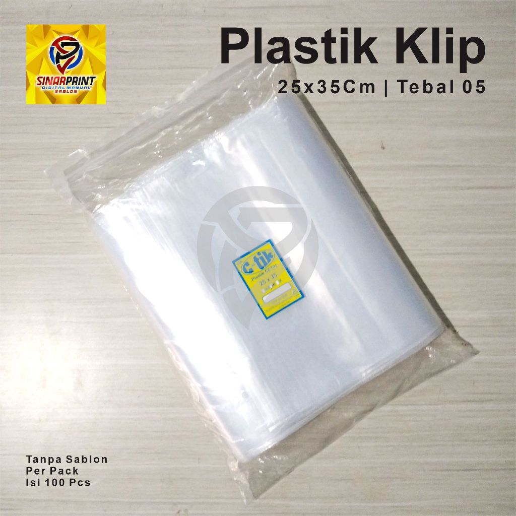 Jual 100 Pcs Plastik Klip 25x35 Plastik Zipper Plastik Pakaian Plastik ...