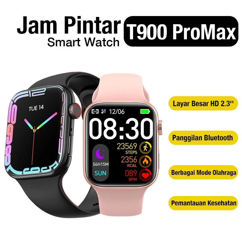 Jual Smartwatch T900 PRO MAX Jam Tangan Pria Jam Tangan Pintar Jam ...