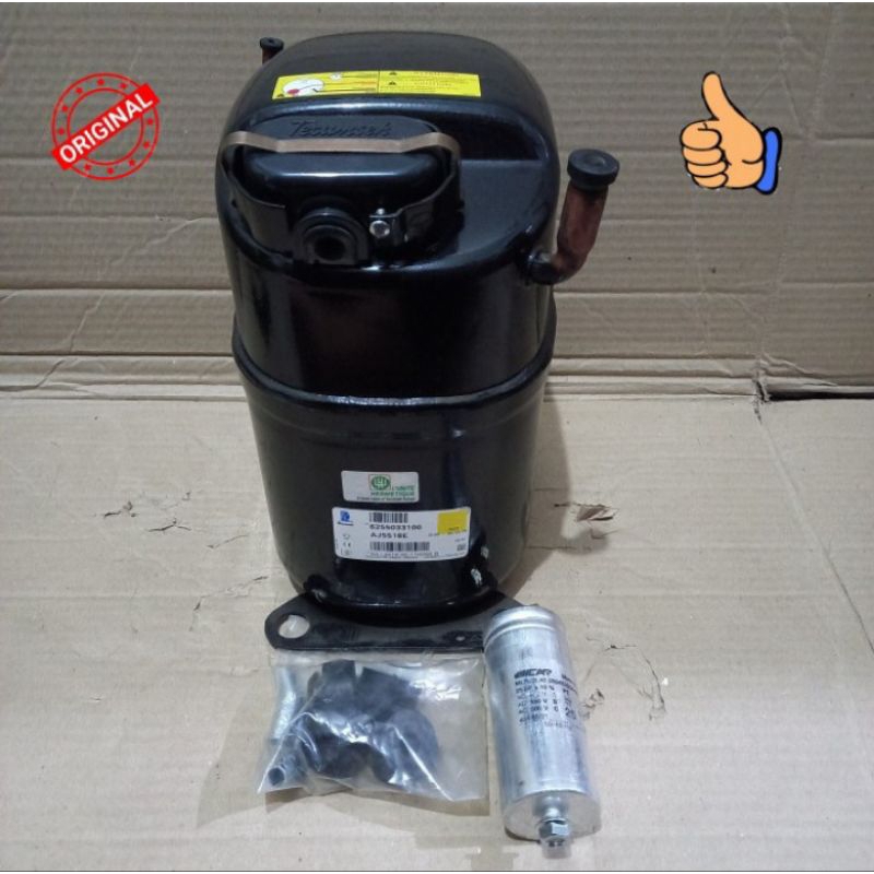 Jual Tecumseh Compressor R 22 AJ 5518 E 1.1/2 HP 220-240 Volt ...