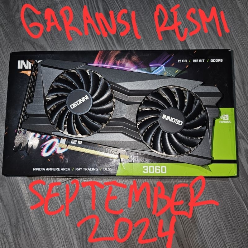 Jual Inno3d RTX 3060 12GB Twin X2 Second Garansi resmi aktif |not vga ...