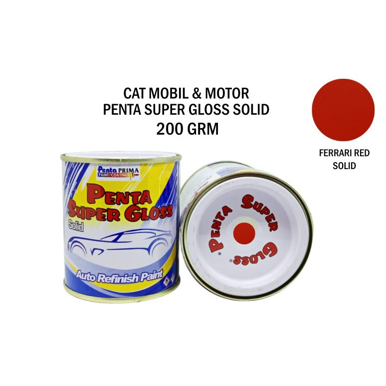 Jual PENTA SUPER GLOSS 5460-34023 FERRARI RED 200gr dan 1 Liter ...