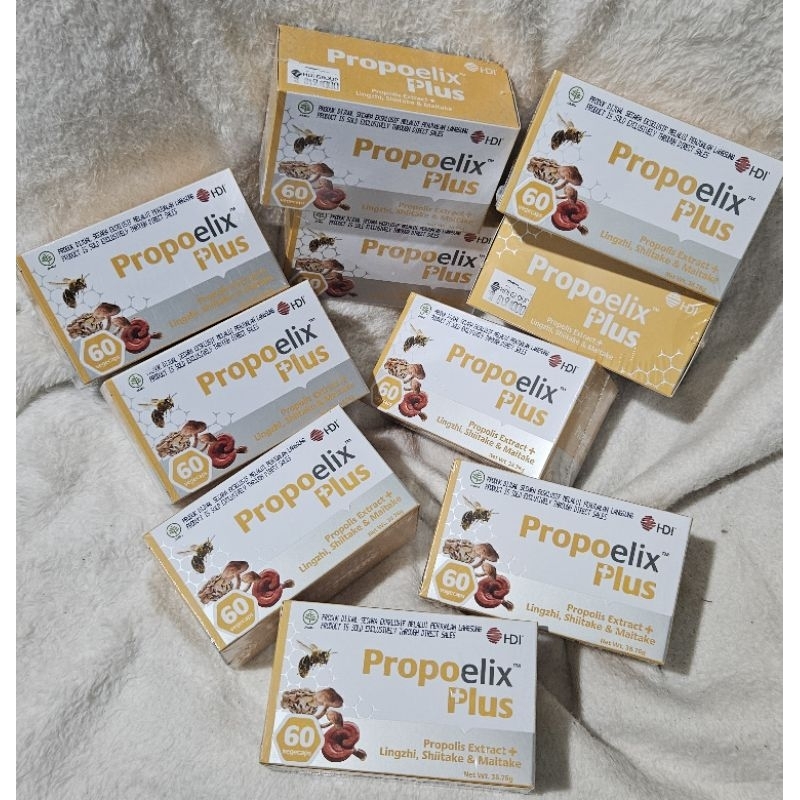 Jual propoelix plus 60 caps segel 2025 free hand cream | Shopee Indonesia