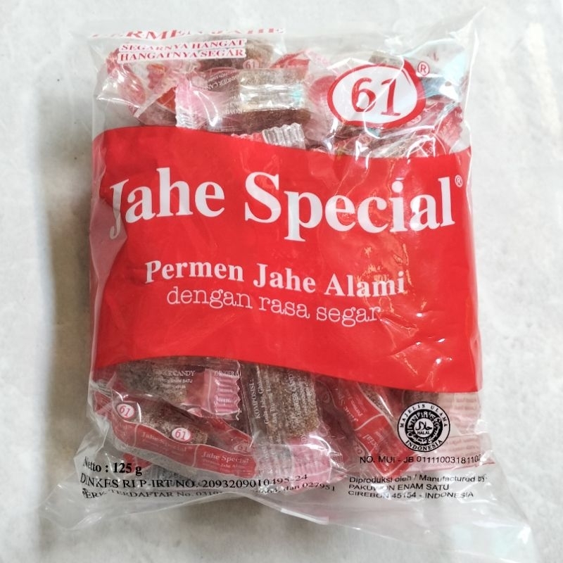 Jual Permen Jahe Special 61 bag 125gr | Shopee Indonesia
