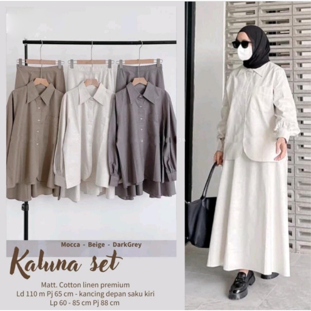 Jual Baju Wanita, Setelan Rok Wanita. One Set Rok. Fashion Muslim ...