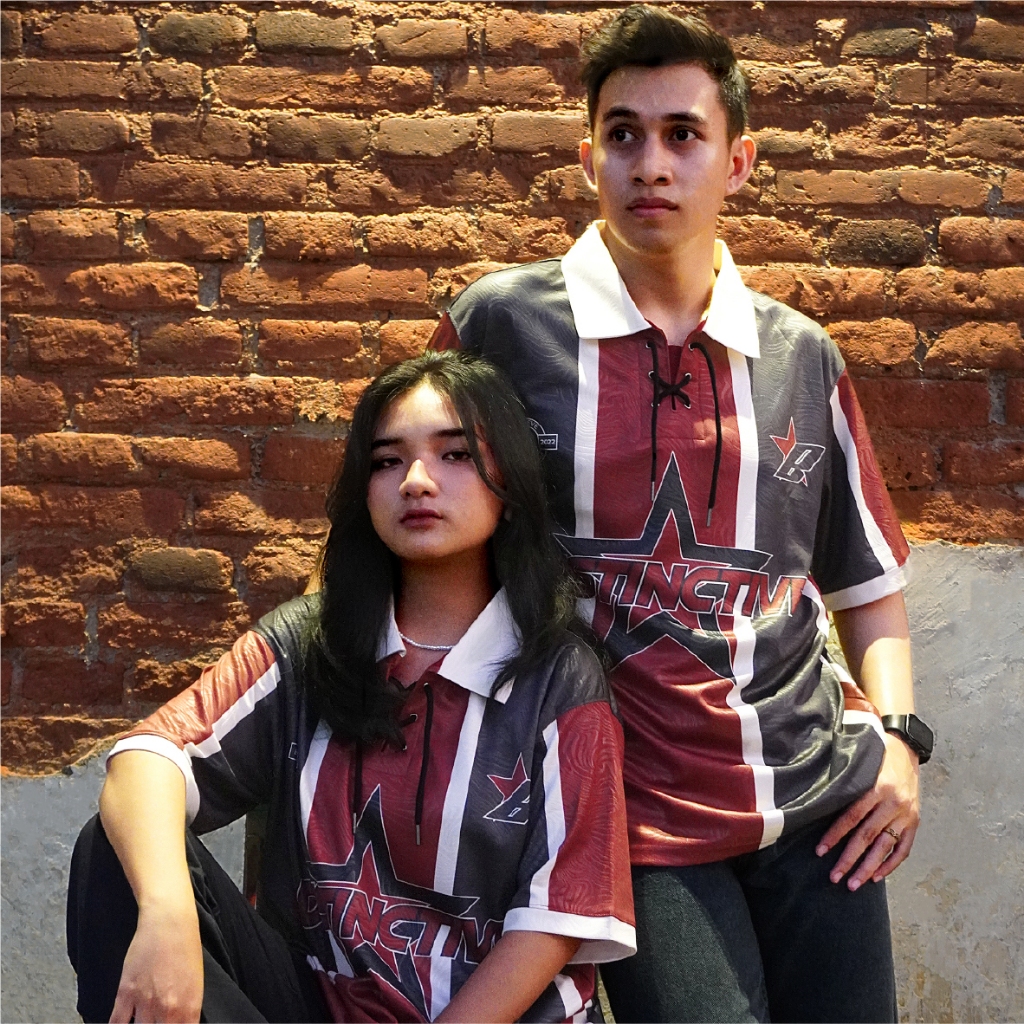 Jual BELIEVEDIAGEMSAE - Jersey Retro Emboss Distinctive Oversized ...