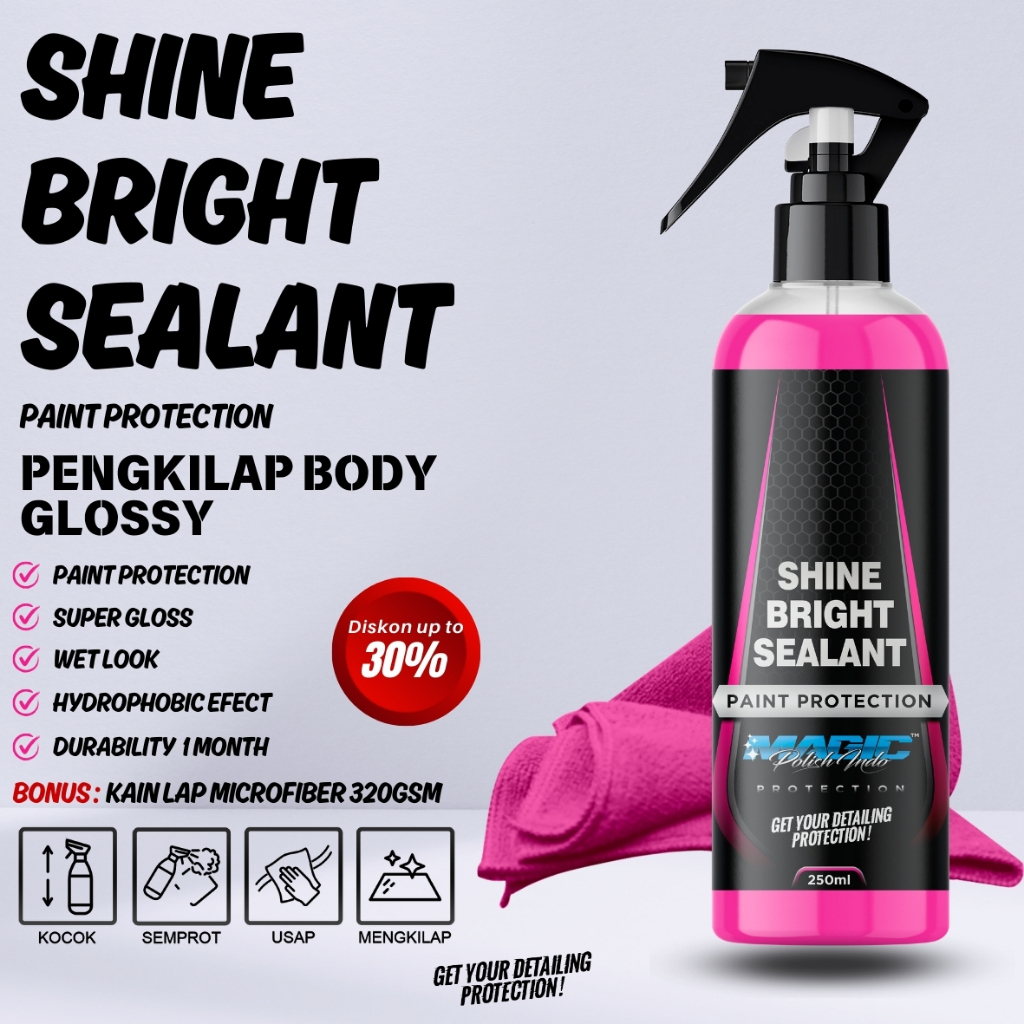 Jual Shine Bright Sealant Pengkilap Body Glossy By Magic Polish Indo ...