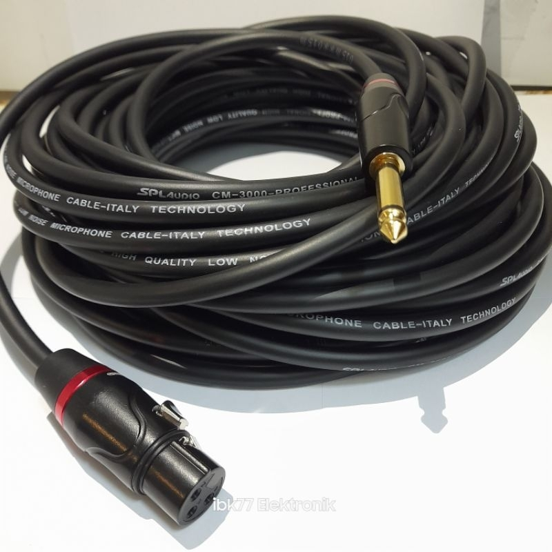 Jual Kabel Mic/Kabel Microphone SPL AUDIO full Original -Low Noise ...