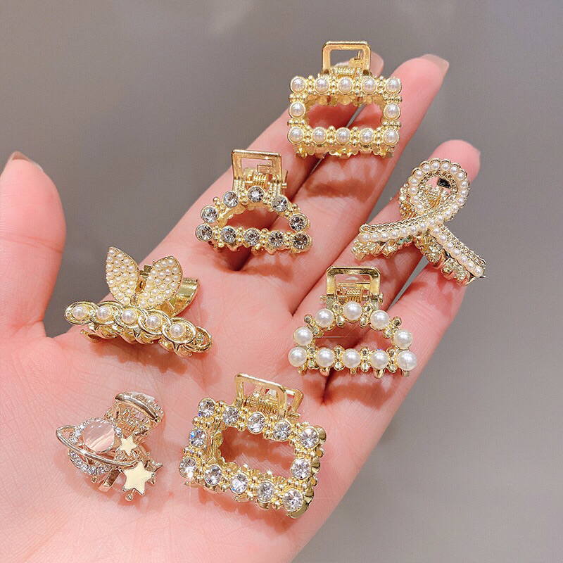 Jual Glanzshop Jedai Poni 2.5cm Mutiara Elegan Jepit Rambut Alloy Besi ...