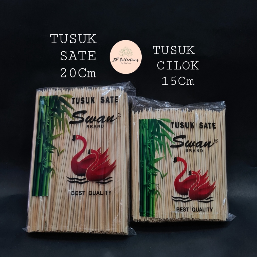 Jual Termurah 1 DUS 6 PAK TUSUK SATE TUSUK CILOK BAMBU PANJANG 2cm 25mm ...
