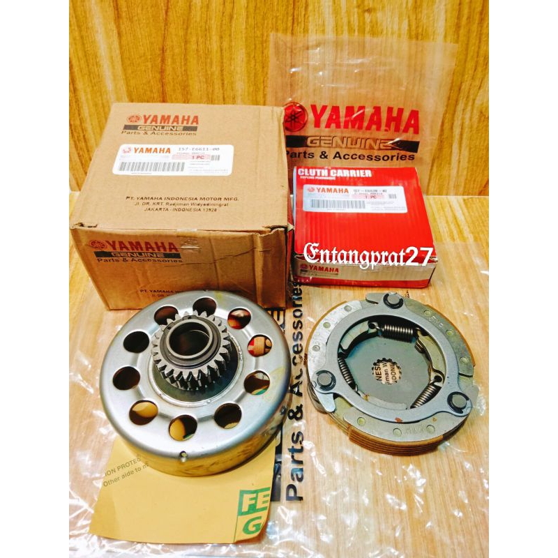 Jual Mangkok Kopling 24T Ganda + Kampas Ganda Assy Yamaha Jupiter mx old/Jupiter mx new 135cc ...