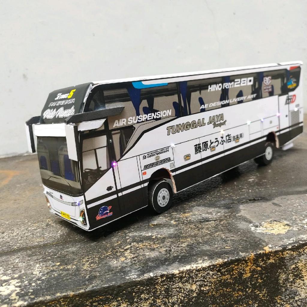 Jual bus maianan anak miniatur basuri jb5 full lampu kelap kelip ...