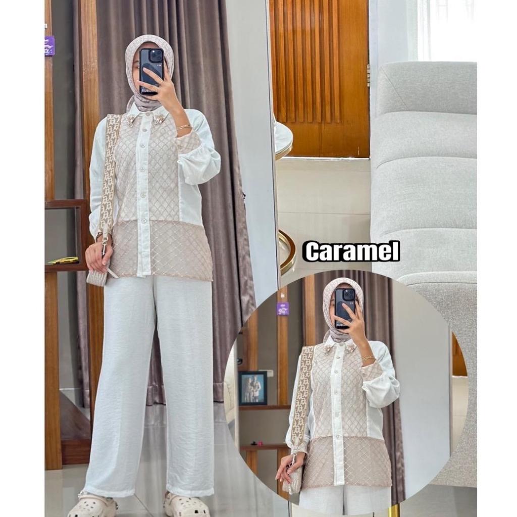 Jual Frea one set |one set brukat |setelan wanita terkini |atasan ...