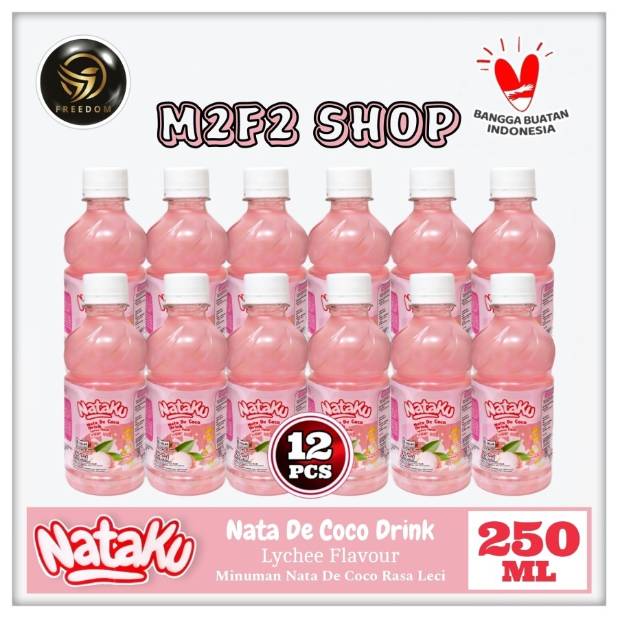 Jual Nataku Nata De Coco Drink Lychee Flavor | Rasa Leci Botol Pet ...