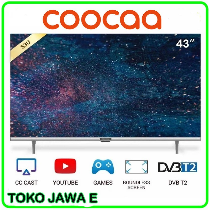 Jual SMART TV COOCAA LED TV COOCAA 43 INCH SMART TV DIGITAL TV 43S3U ...