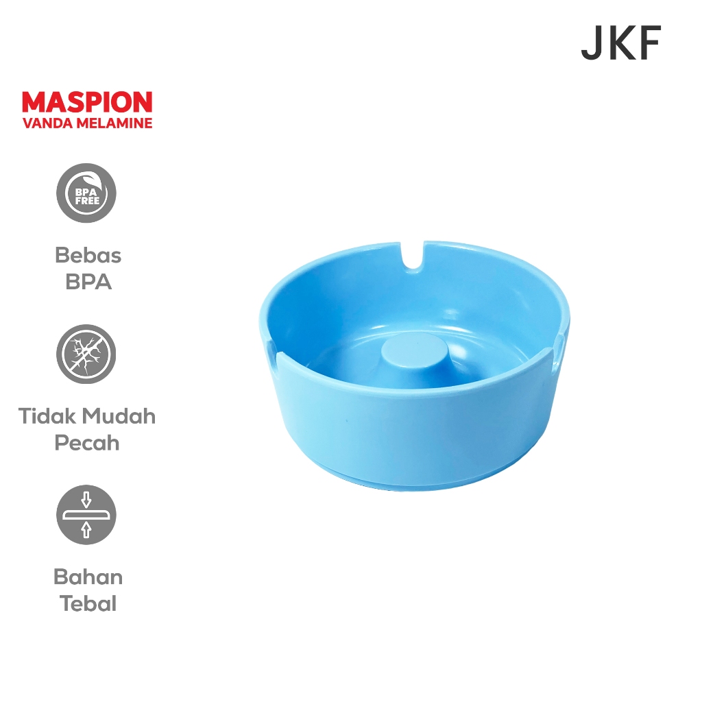 Jual Asbak Bulat Biru R 4 / Asbak Vanda Melamine A 3118-4 Biru (TS-31 ...
