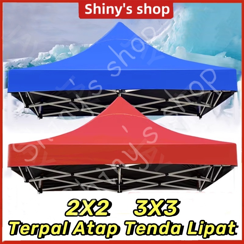 Jual Terpal Atap Tenda Lipat 2x2 3x3 (Bahan Polyester 1200D) Anti Air ...