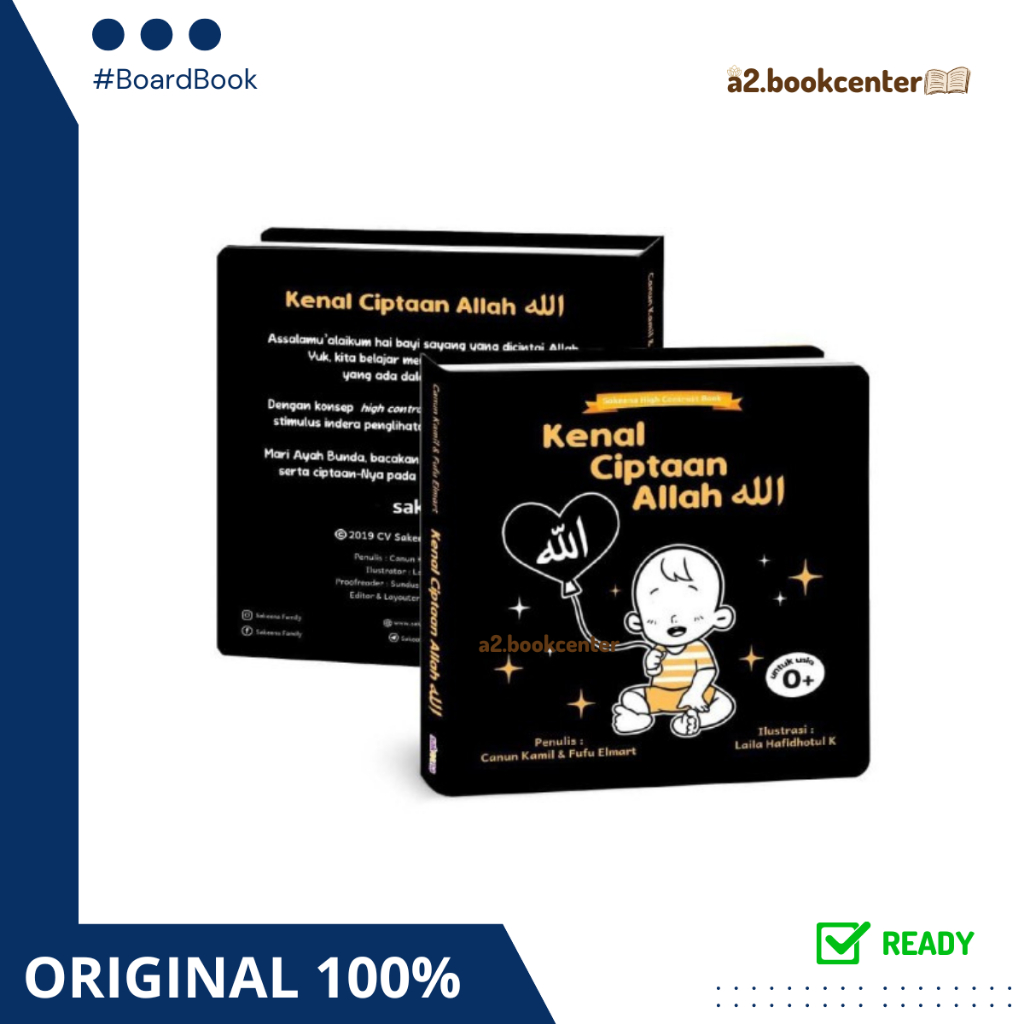 Jual [ABC] READY High Contrast Book Kenal Ciptaan Allah Sakeena ...