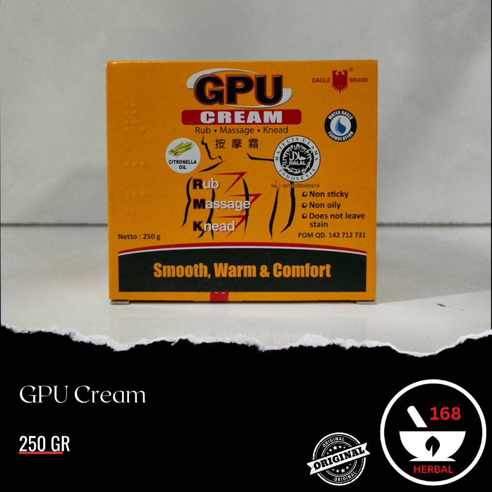 Jual Minyak Urut GPU Cream 250 gram | Shopee Indonesia