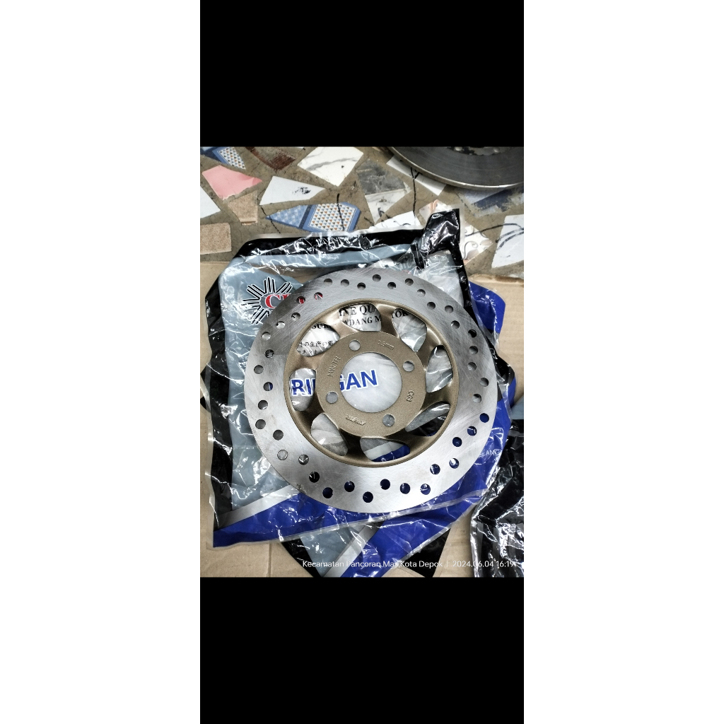 Jual Piringan cakram supr fit new Supra x 125 karisma kph merek crun ...