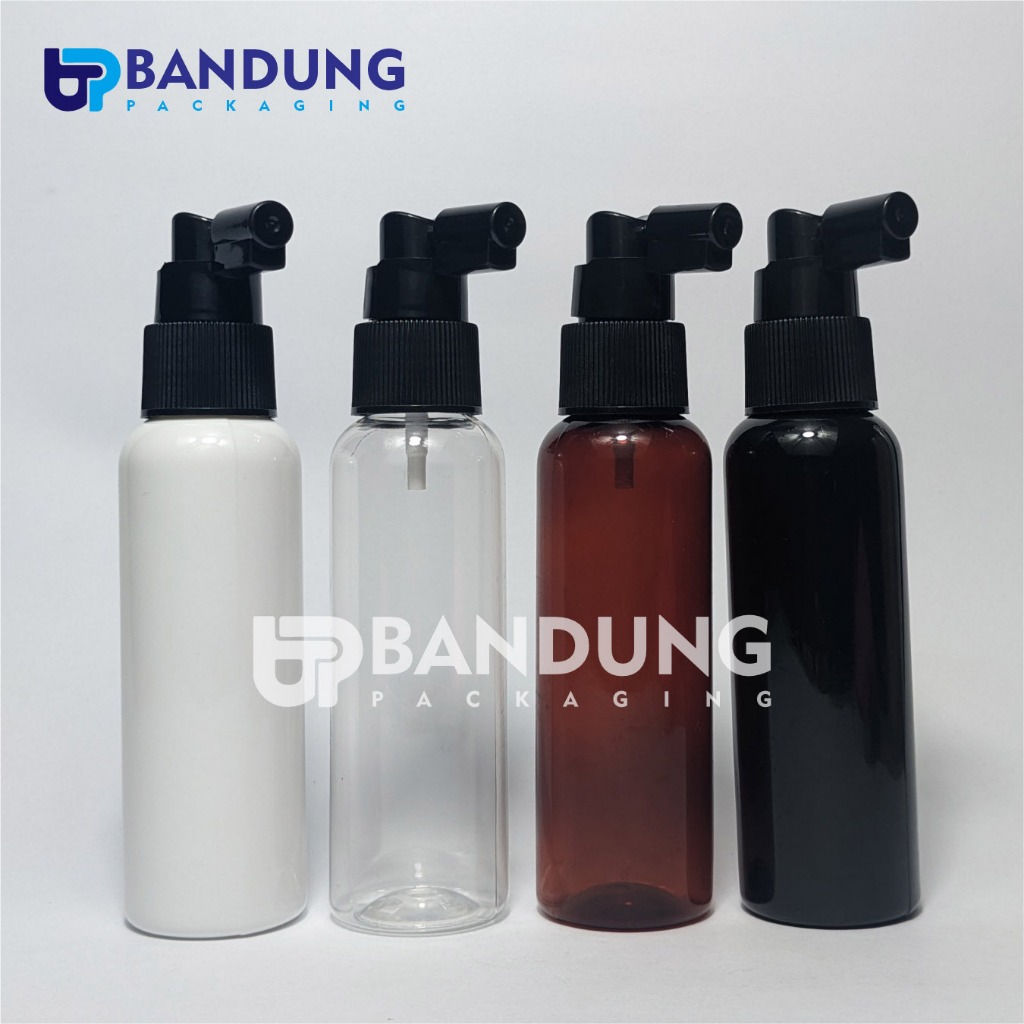 Jual Kemasan Botol Spray Nozzle Hitam BR 100ml Neck 24 - Bandung ...