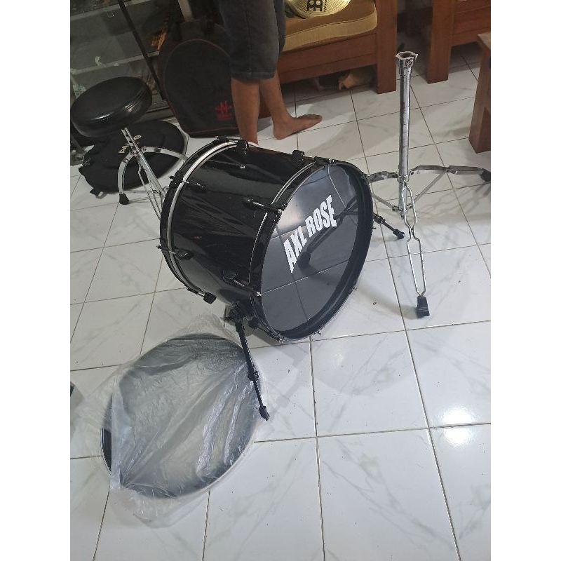 Jual bassdrum axl rose dan stand cymbal | Shopee Indonesia
