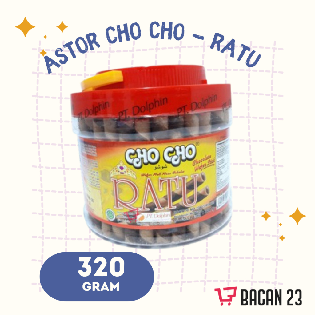 Jual Astor Cho Cho Ratu (320 gr) Chocolate Wafer Roll | Shopee Indonesia