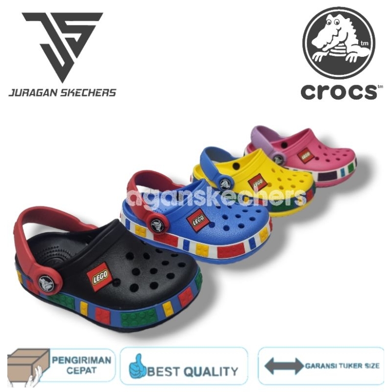 Jual SANDAL CROCS LEGO ANAK UNISEX/CROCS LEGO/SANDAL LEGO ANAK/SANDAL ...