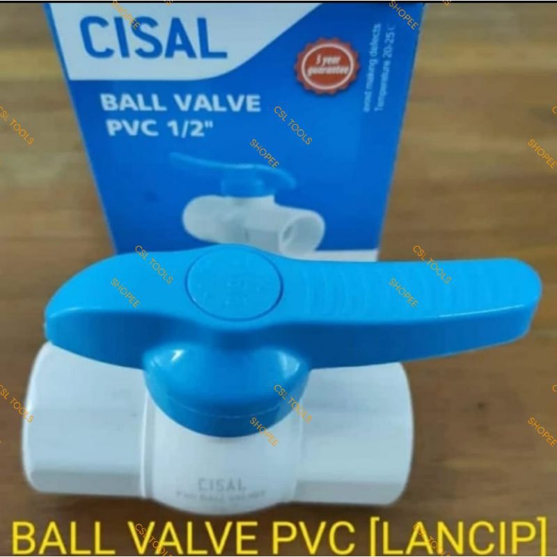 Jual BallValve PVC BVOG CISAL - Stop Kran PVC Polos 3/4" | Shopee Indonesia