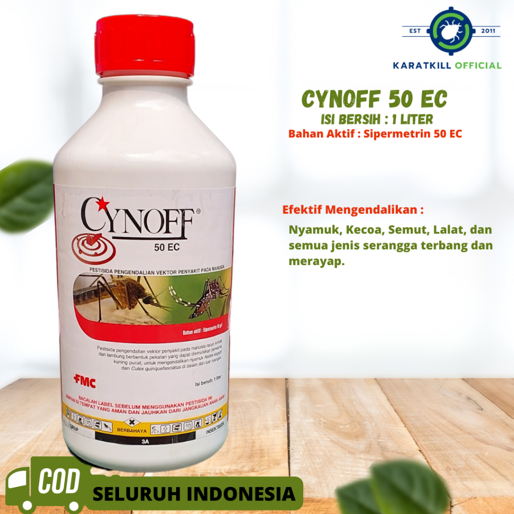 Jual Cynoff 50 ec 1 liter insektisida segala serangga obat fogging ...