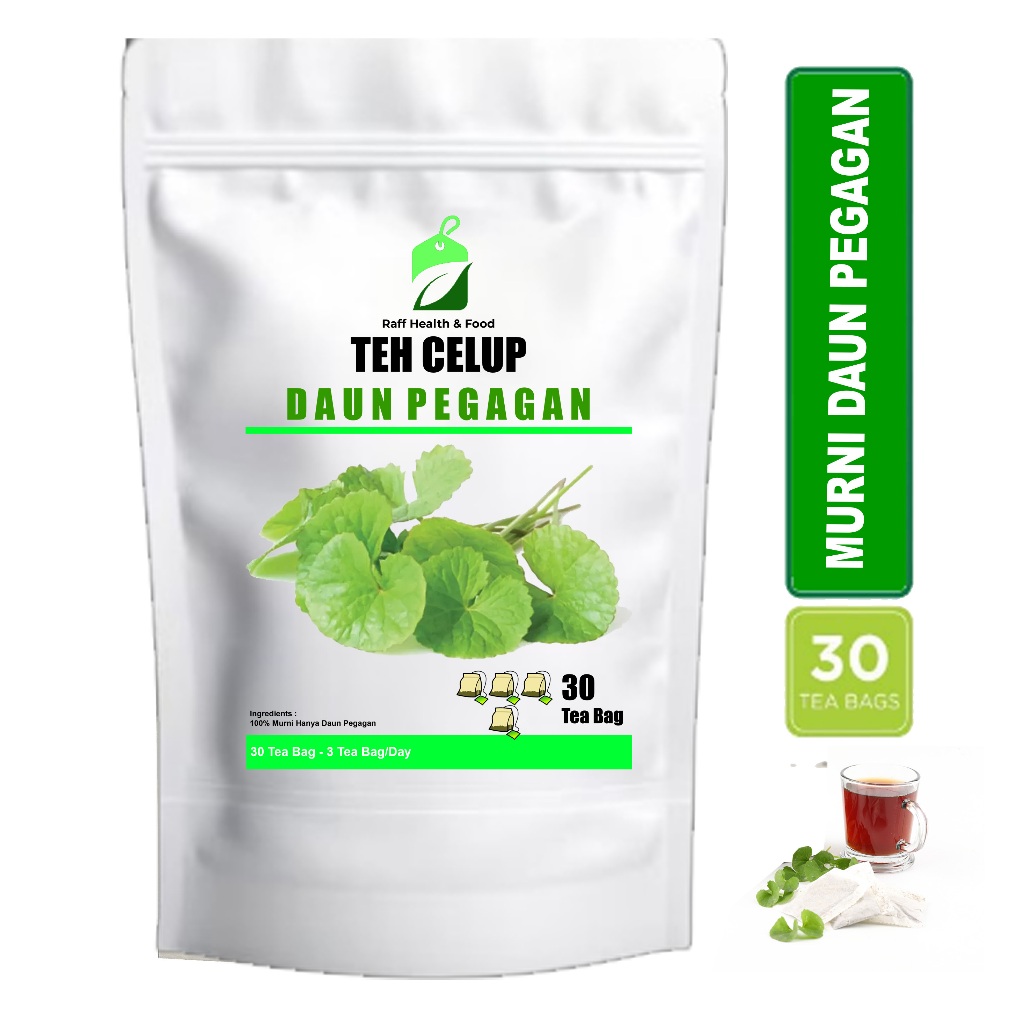 Jual Teh Celup Daun Pegagan Per Pcs Teh Celup Daun Pegagan Murni Daun ...