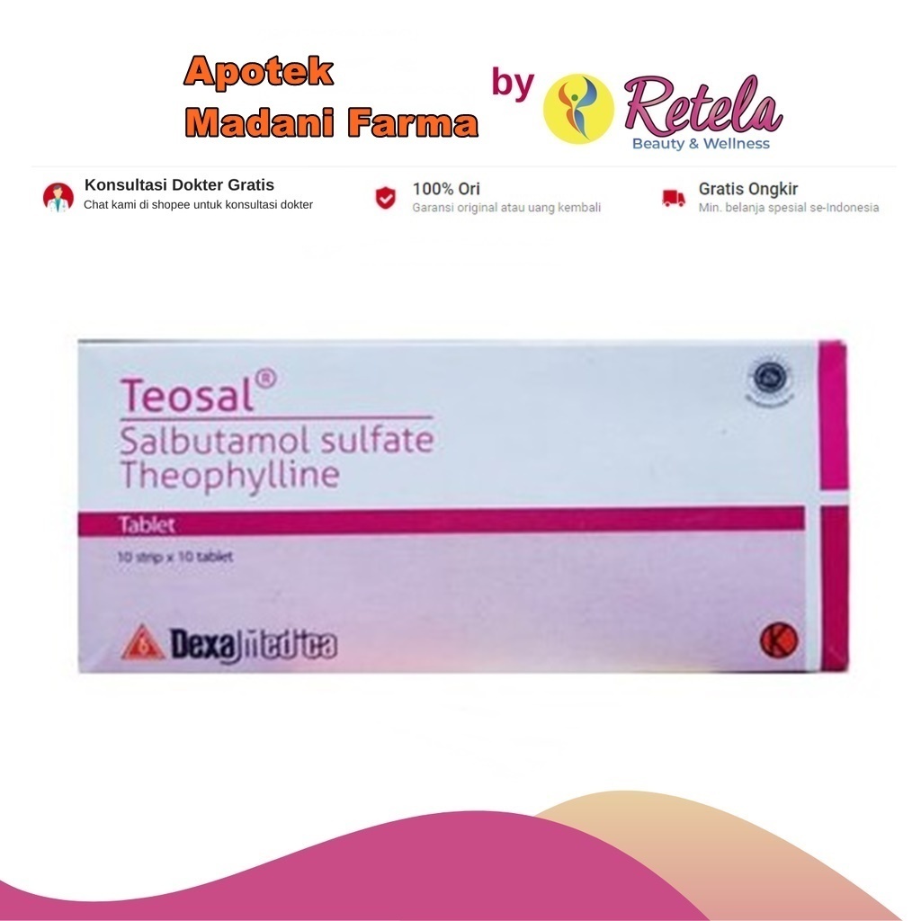 Jual TEOSAL TAB 100`S BOX ORIGINAL | Shopee Indonesia