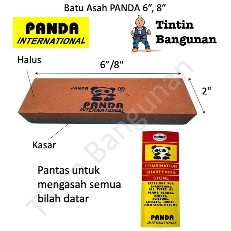 Jual Batu Asah PANDA 6”/ 6 inch, 8”/ 8 inch, batu asah pisau/ batu ...