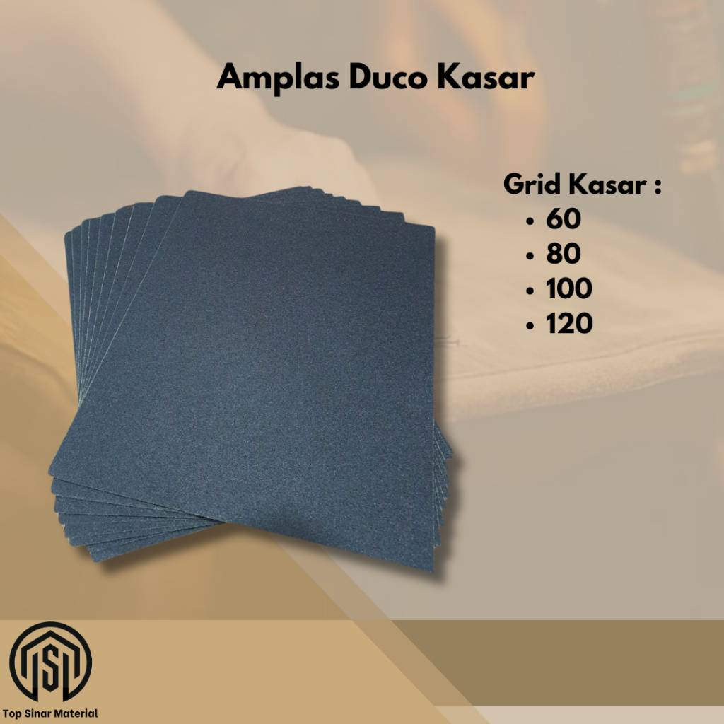 Jual Amplas Duco Per Lembar / Amplas Gosok Anti Air Serbaguna Grid 100 ...