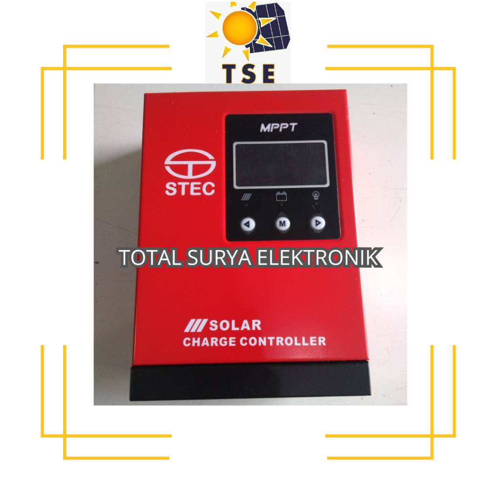 Jual SOLAR CHARGE CONTROLLER / KONTROLLER SURYA STEC MPPT 60A 12V/24V ...