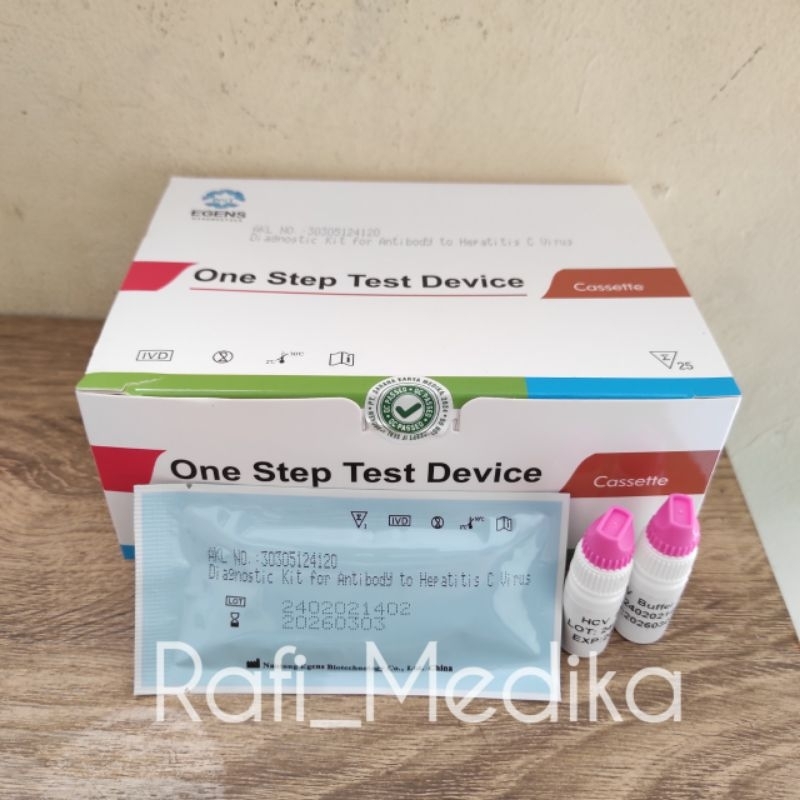 Jual Alat Test Hepatitis C Virus | HCV Device Egens 1 pcs/set | Shopee ...